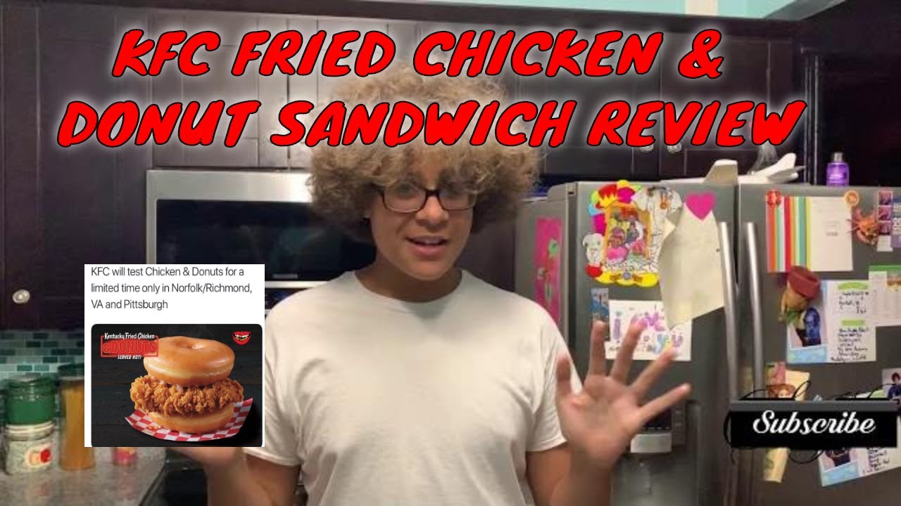 Kfc Chicken And Donut Sandwich Youtube