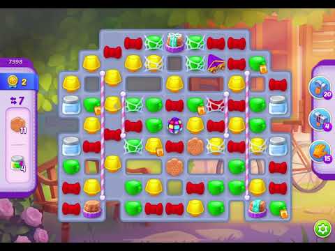 HomeScapes Level 7398 no boosters (15 moves)