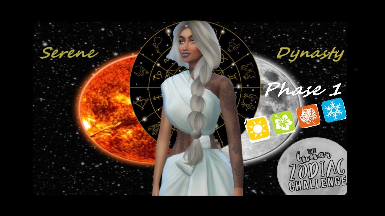 🌙 The Sims 4:The Lunar Zodiac Challenge|PLOTTING|Phase 1🌞 - YouTube