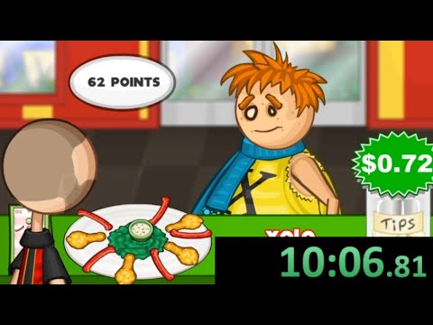I used speedrunning Papa's Wingeria as an excuse to sell uncooked chicken