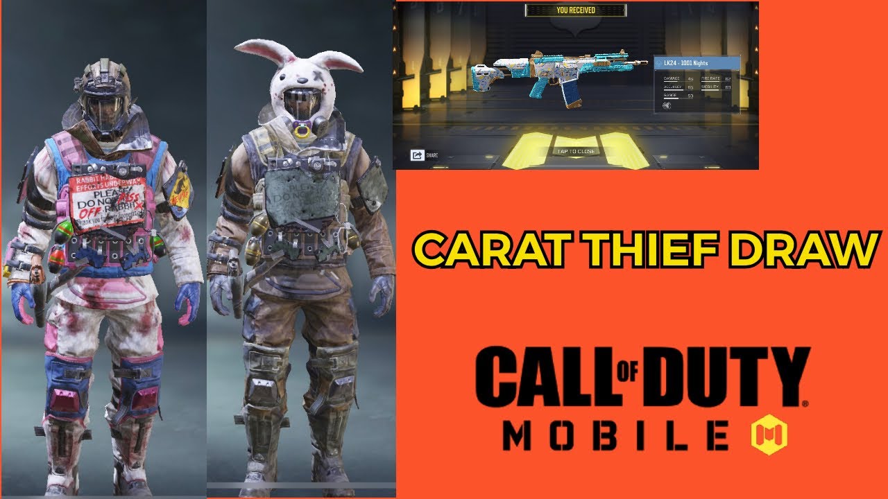 Carat Thief Draw In Call Of Duty Mobile||Funny crate Opening in cod ...