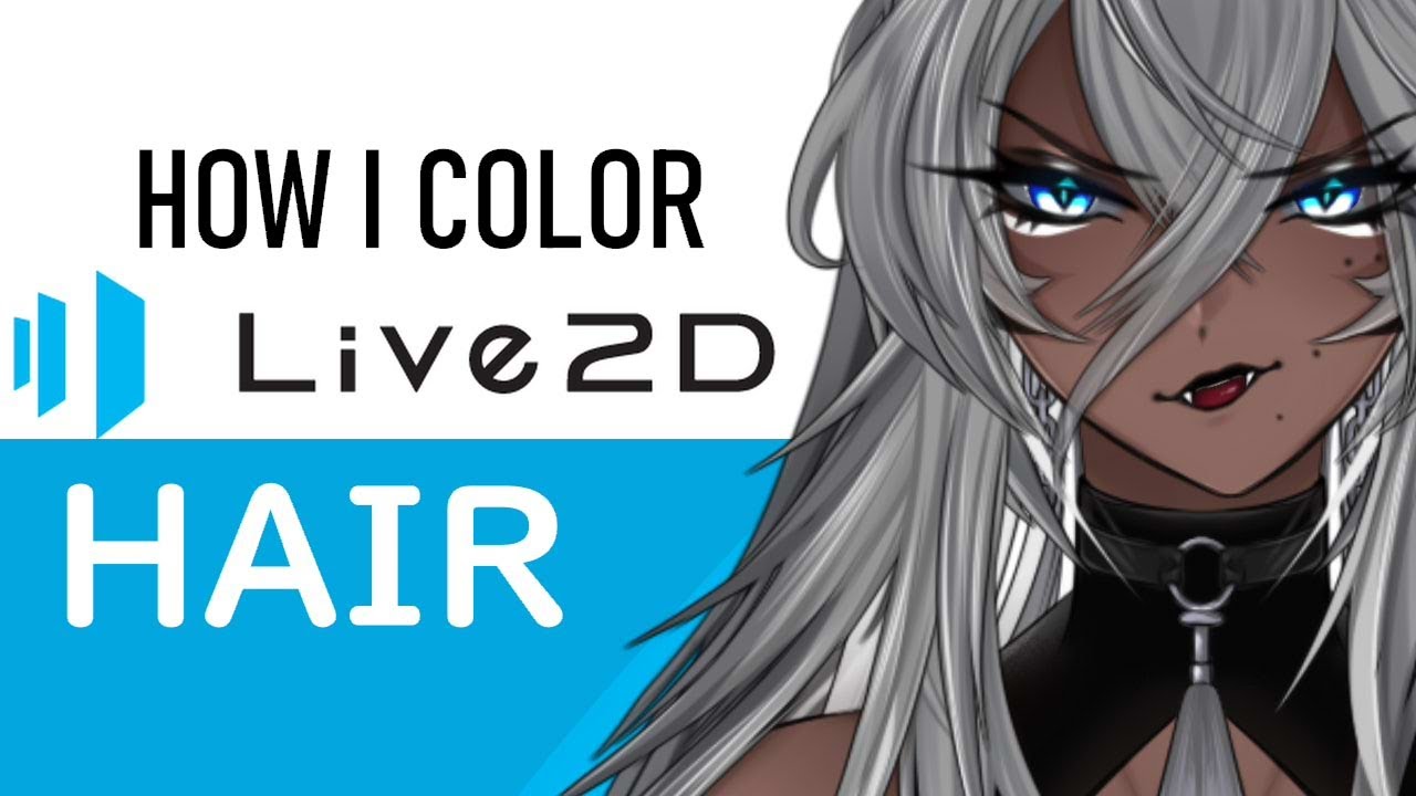 HOW TO¿ 】 How I draw My LIVE2D HAIR - YouTube