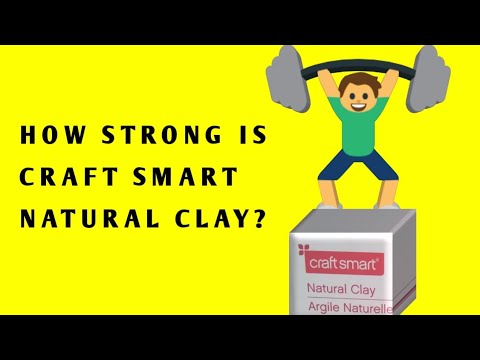 How Strong is Craft Smart Natural Clay? Air Dry Clay/Self Hardening ...