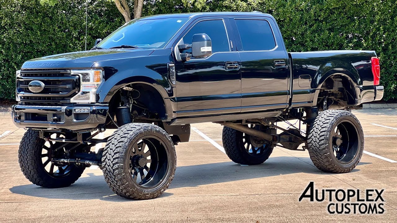 ALL BLACK EVERYTHING! CUSTOM KELDERMAN FORD F250 KING RANCH! FOR SALE ...
