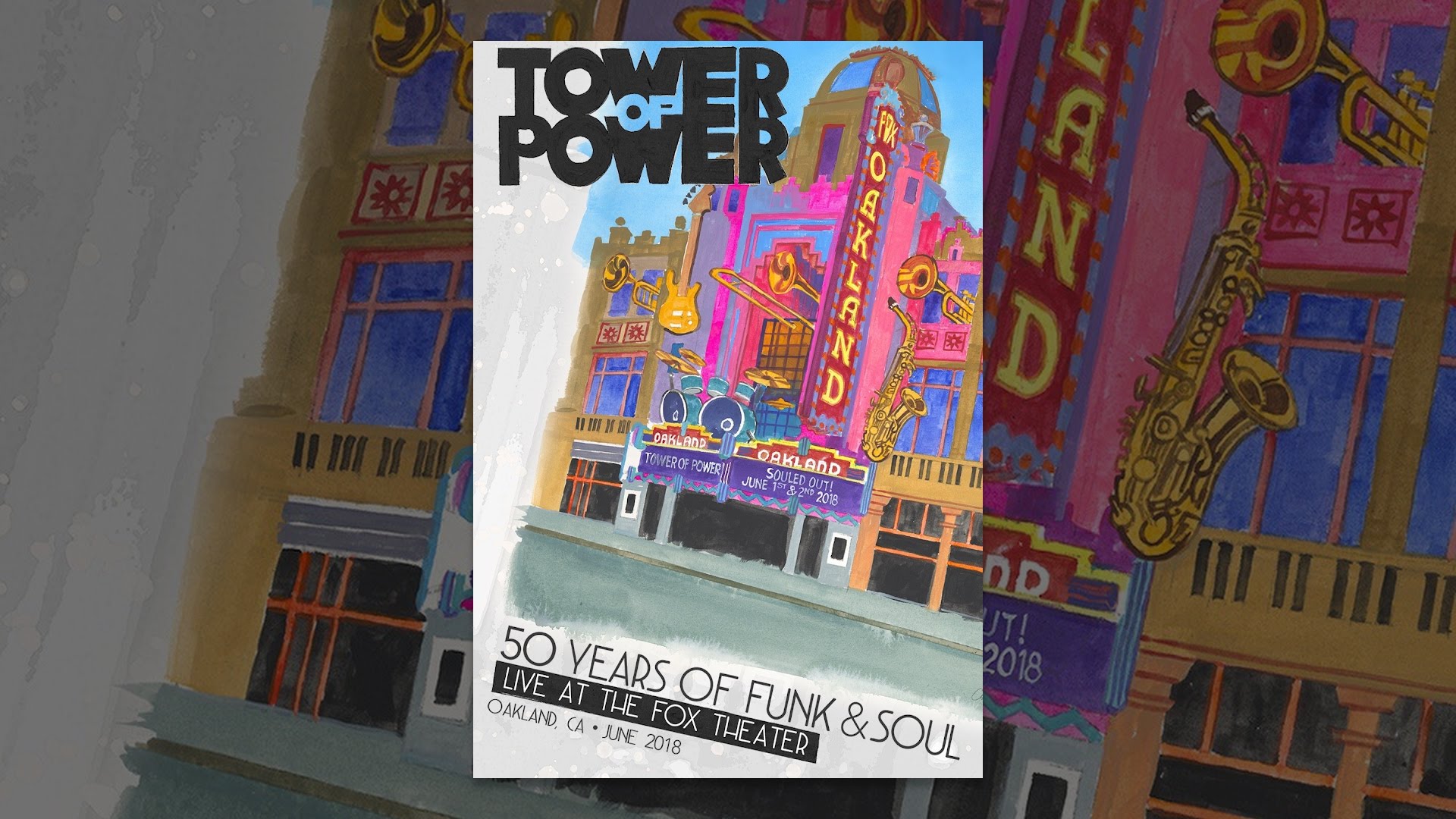 Tower Of Power 50 Years Of Funk And Soul Live At The Fox Theater Oakland