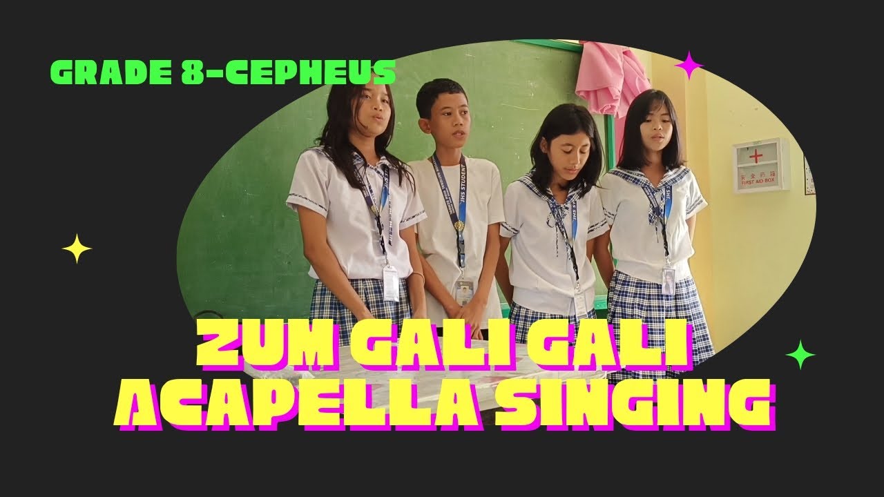 Zum Gali Gali (Israeli Folk Song) Acapella Singing| Grade 8-Cepheus ...