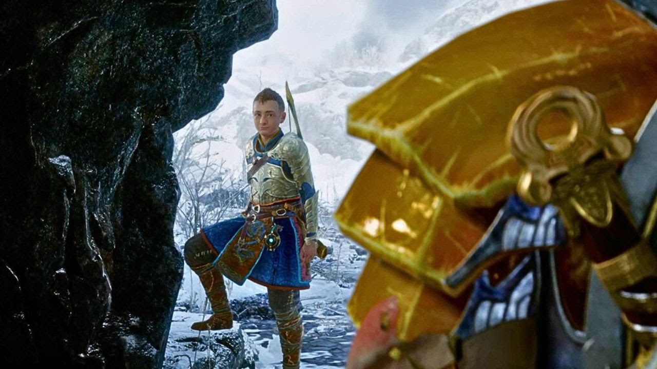 Atreus Final Good Bye After Ragnarok Ending - God of War Ragnarok - YouTube