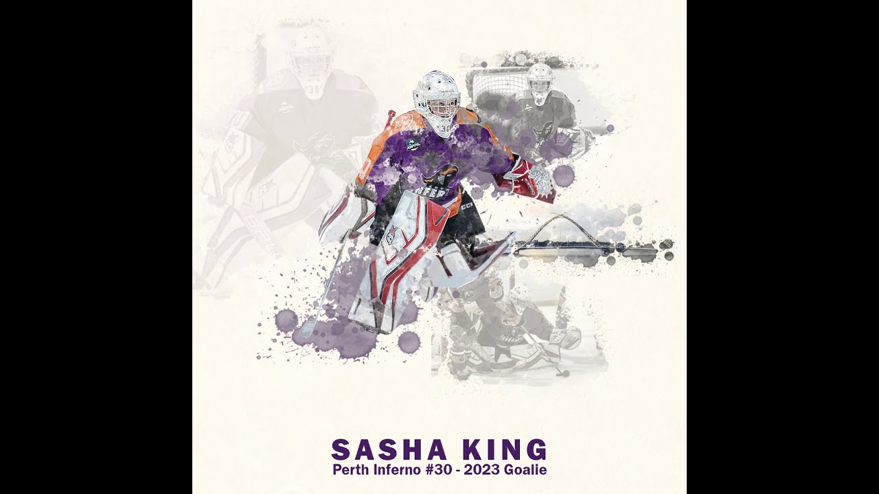 Sasha King Australian Goaltender Highlights - YouTube