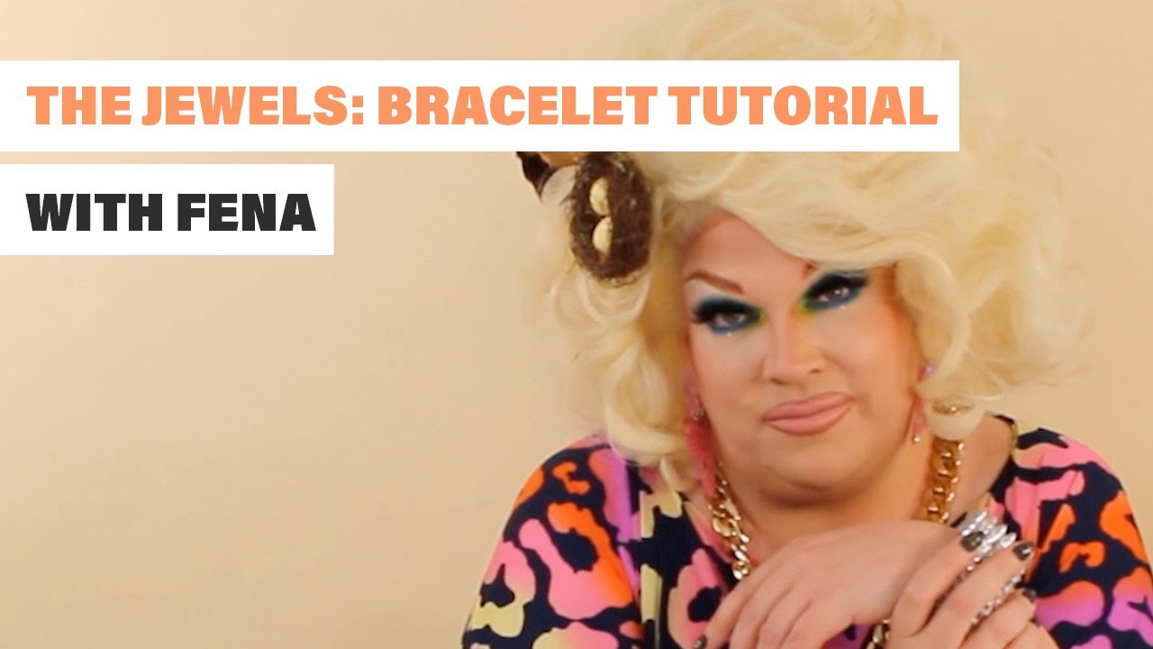 Drag Queen Fena Barbitall Does Diamonds for Dollars | DIY Bracelet ...