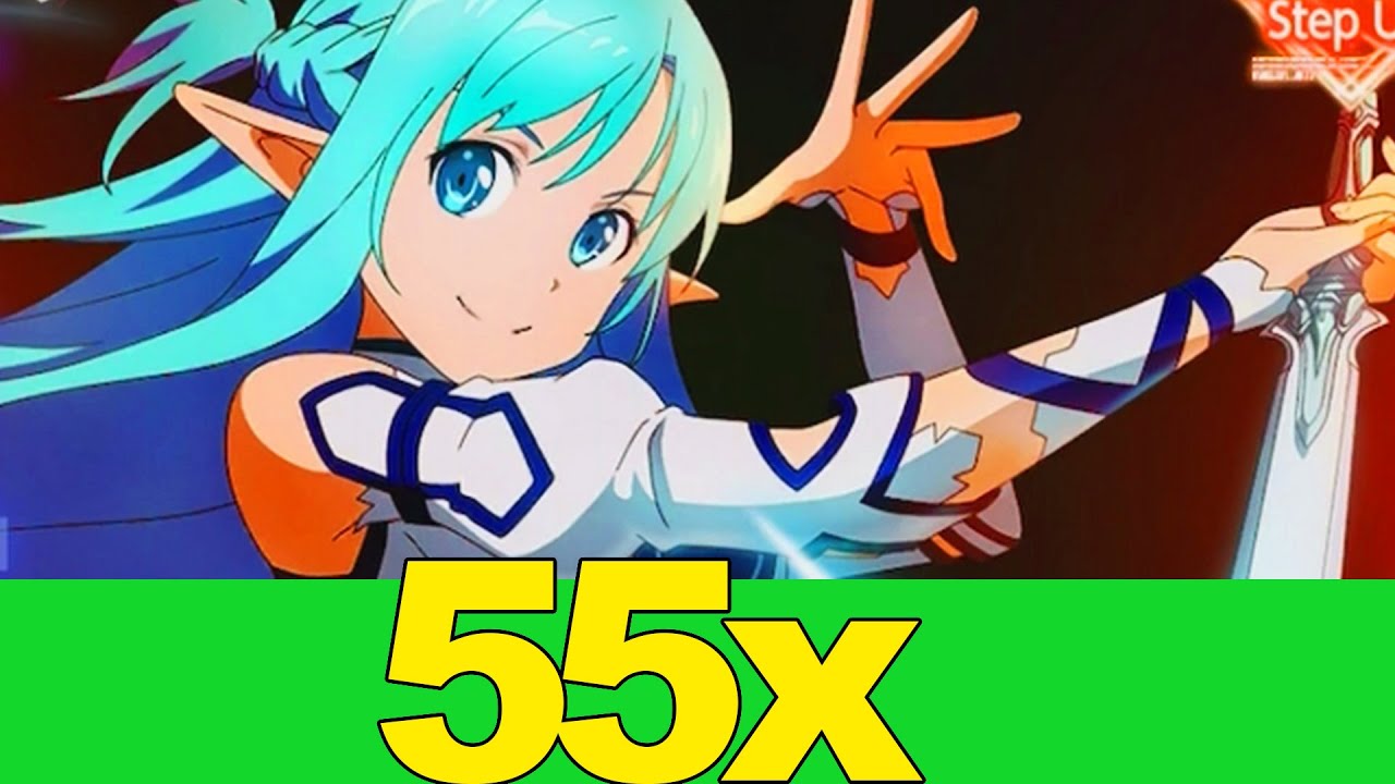 55x Dark Asuna Scout | Sword Art Online: Alicization RS [SAOARS] - YouTube