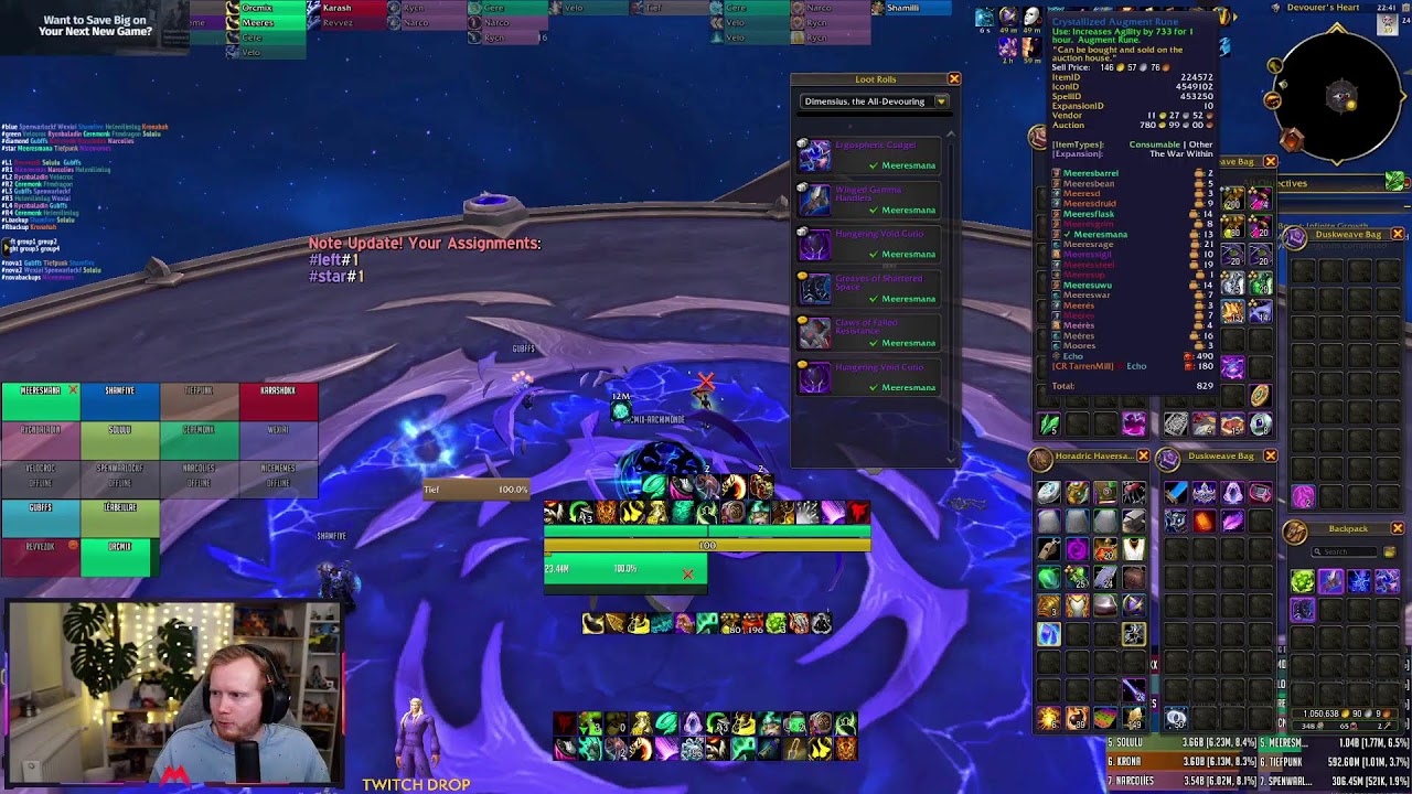 Meeres WoWvariety + BETA Level 90 2 | !mdi !midnightui Echo - YouTube