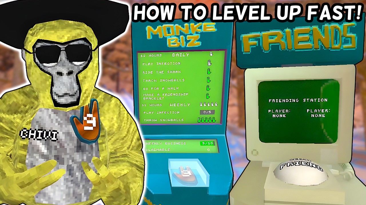 Gorilla Tag added QUESTS & FRIENDS! (Chinese New Years 2025 Update ...