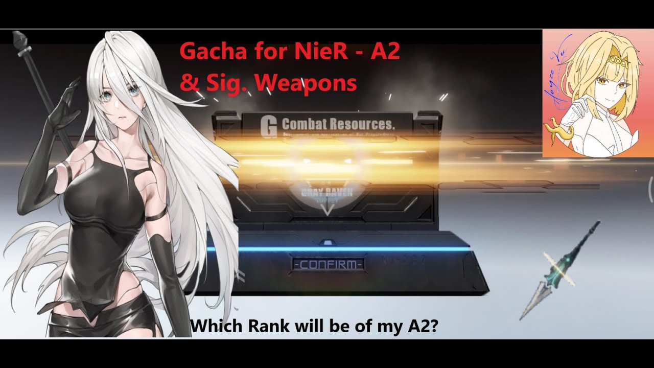 NIER A2 GACHA & PULL HER SIGNATURE WEAPON - YoRHA/NieR: Automata Collab ...
