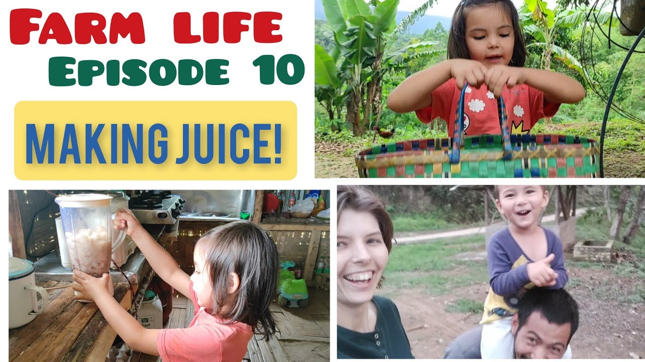 Farm Life: Episode 10 | Lendi making FRESH FRUIT JUICE🍹 | What's in the ...