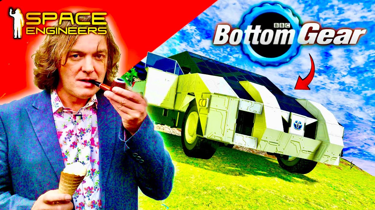 James May Crashes Into Clarkson In Space Engineers - YouTube