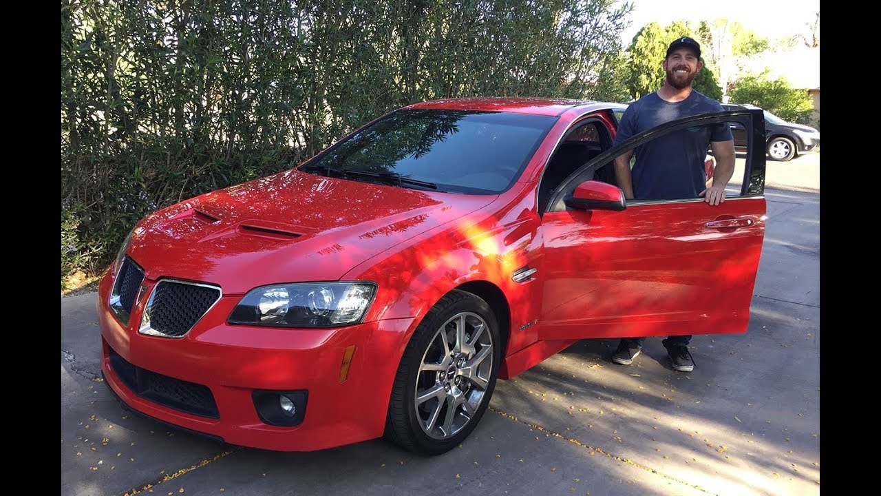 Kyle's 2009 Pontiac G8 GXP 6-Speed Manual! Red Hot V8! - YouTube
