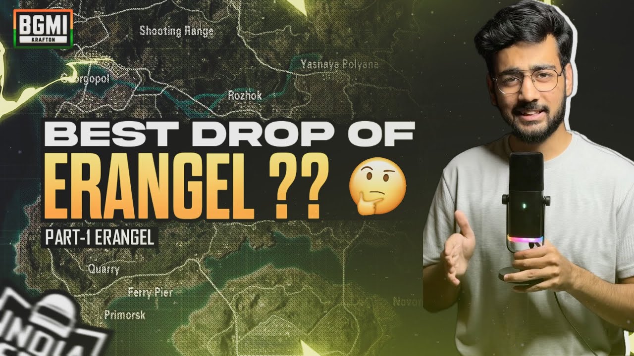 How to select a DROP LOCATION in BGMI ESPORTS - YouTube