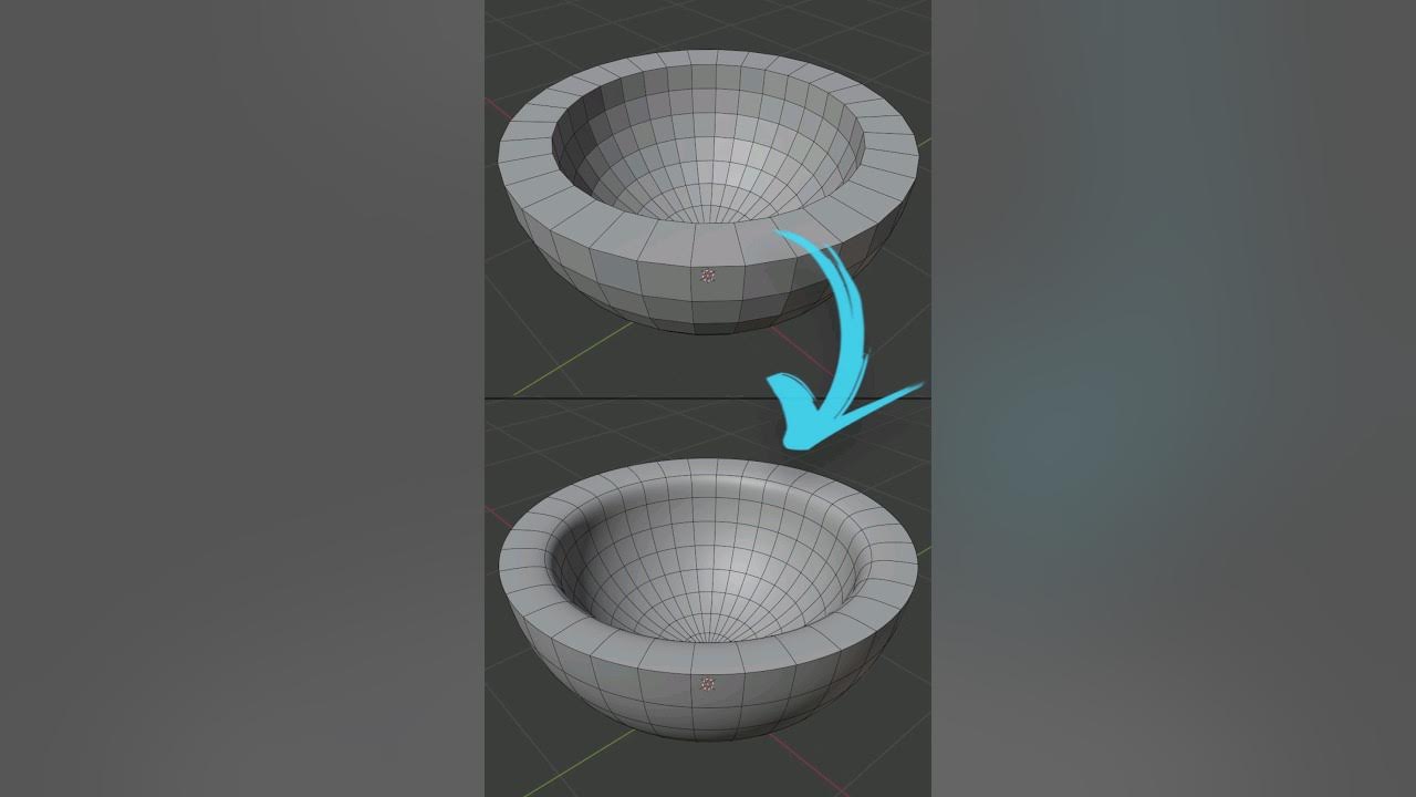 How to add Subdivision Surface Modifier with Sharpe Edge.#blender #b3d ...