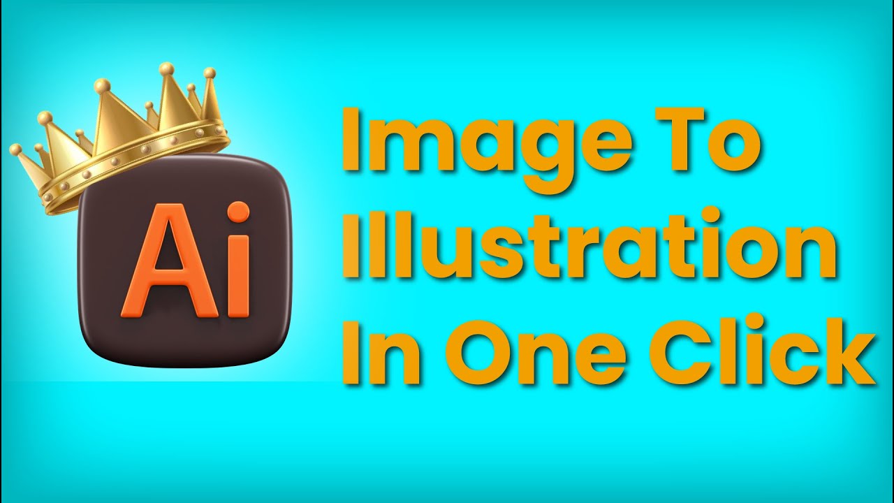 Image To Illustration in just 1 click || Adobe Illustrator Tutorial 🎨 ...