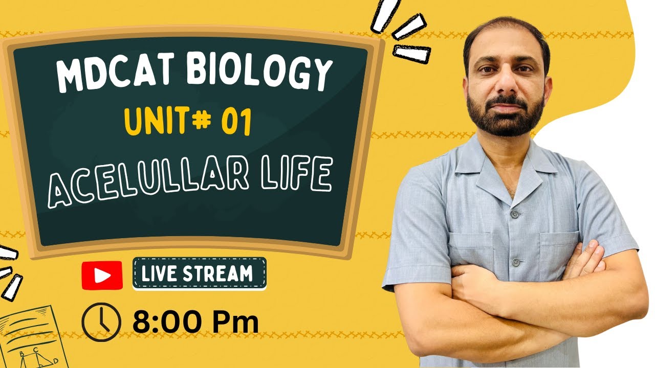 MDCAT live Session | Acellular life - YouTube