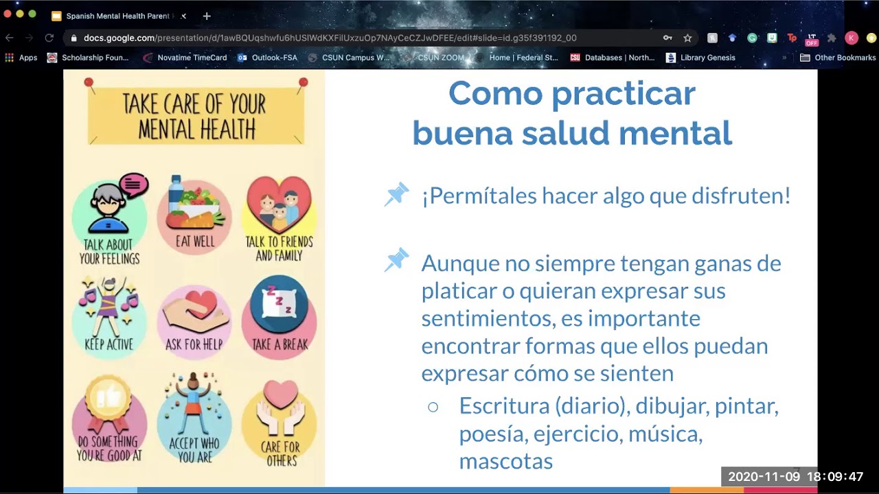 Salud Mental (Español) - YouTube