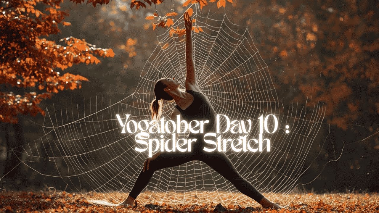 🕷️ Yogatober Day 10 | Spider Stretch – Creepy Crawly Flexibility 🍂 ...