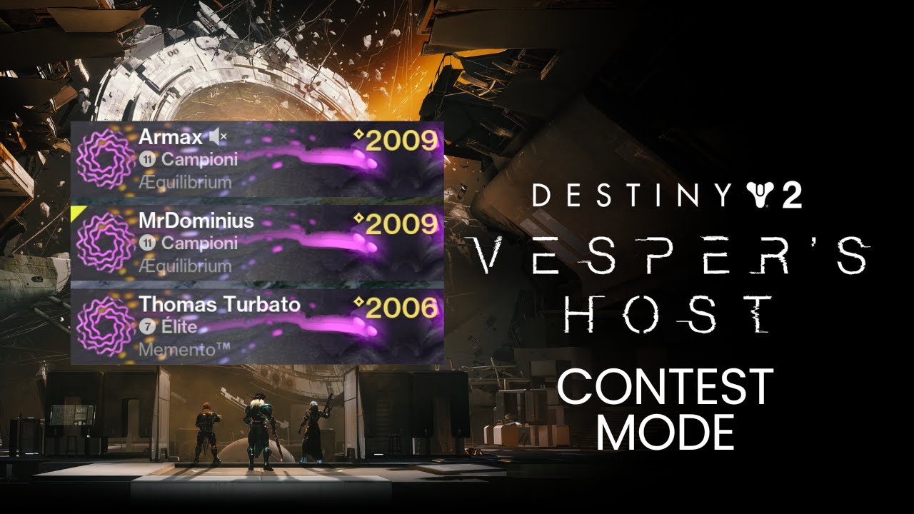Vesper's Host Dungeon Final DMG Phase (Contest Mode) - YouTube