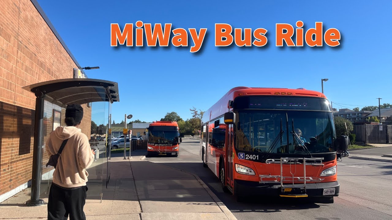 Mississauga Miway 101 Dundas Express Bus Ride - Full Route Eastbound ...