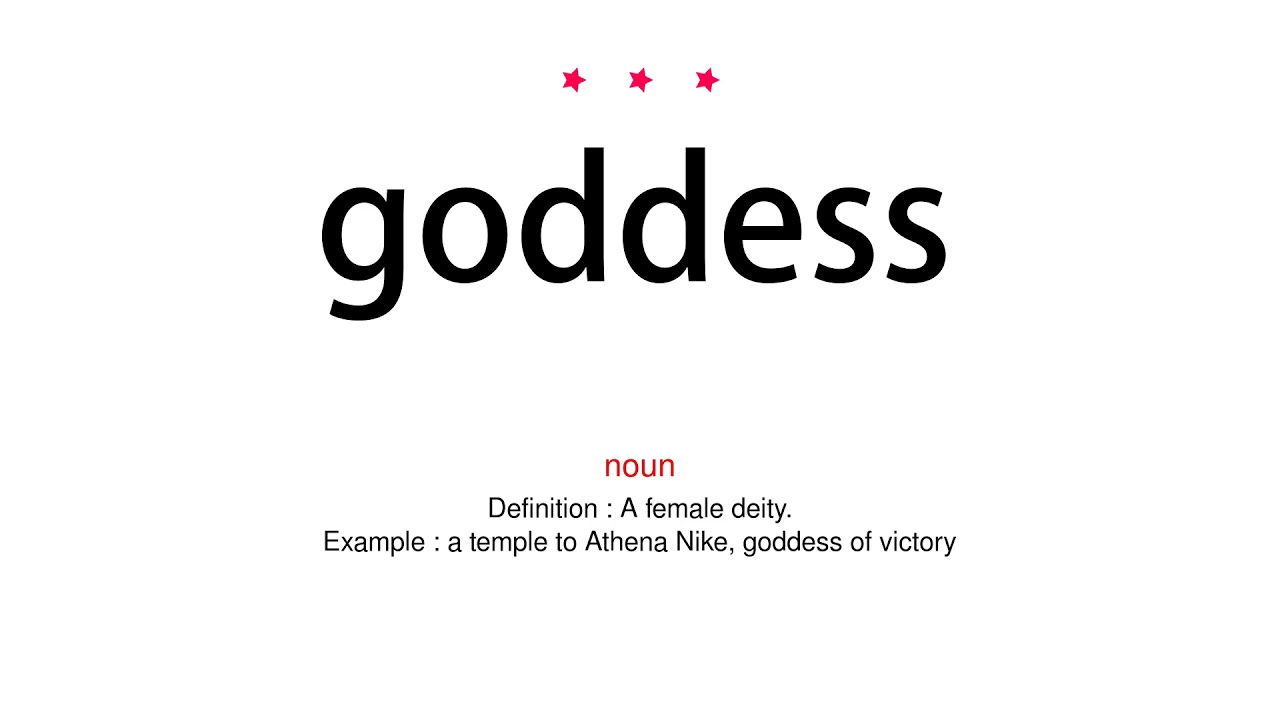 How to pronounce goddess - Vocab Today - YouTube