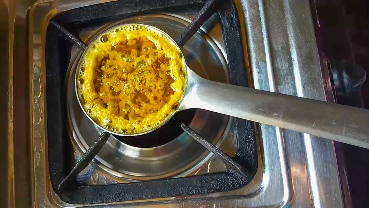 Indian village style spoon omelette|Puffed spoon omelette recipe - YouTube