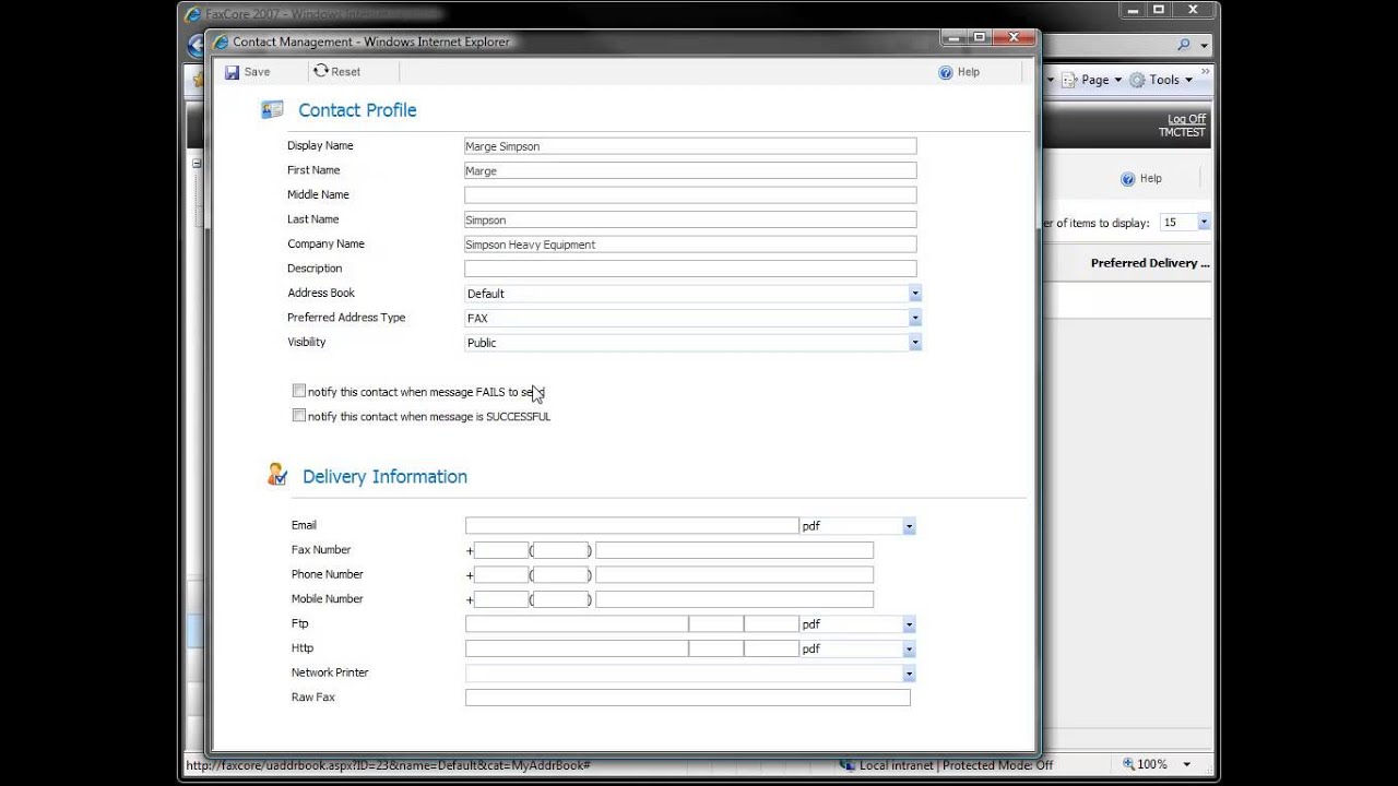 Introduction to FaxCore 2007 Address Books - YouTube