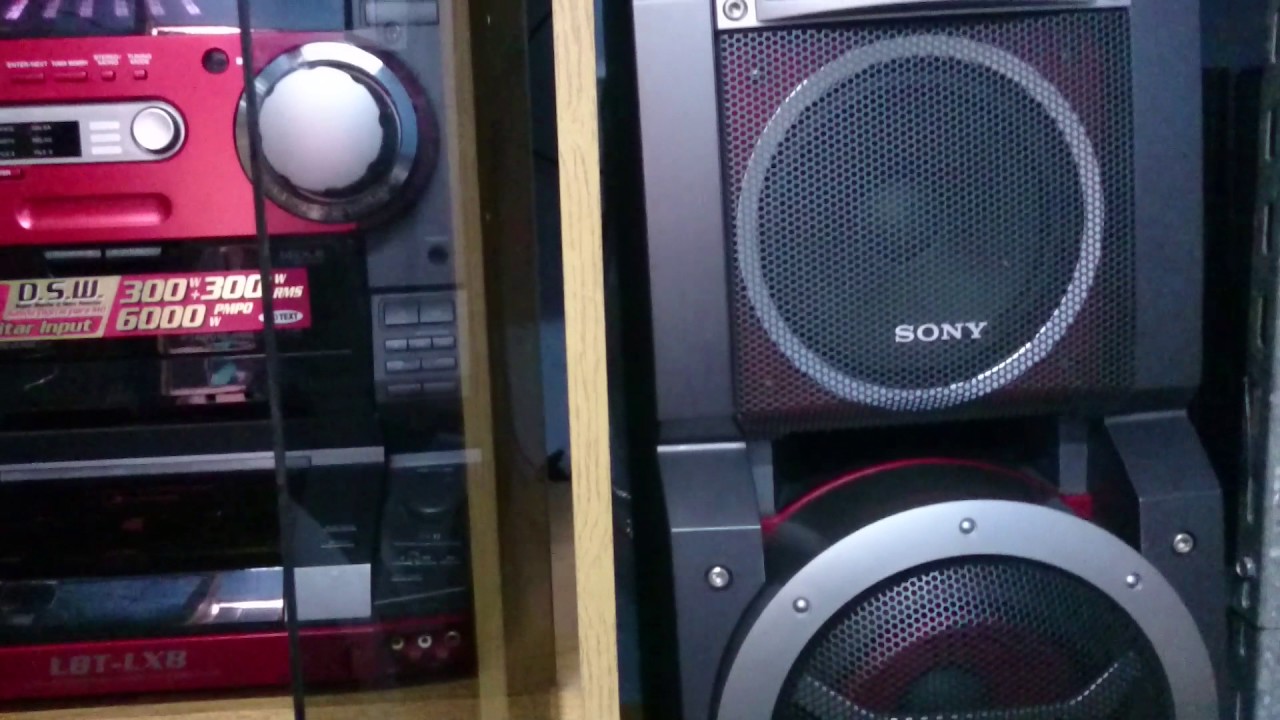 Minicomponente Sony lbt lx8 de 6000 pmpo - YouTube