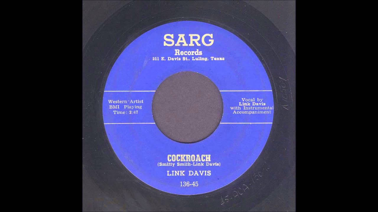 Link Davis - Cockroach - Rockabilly 45 - YouTube