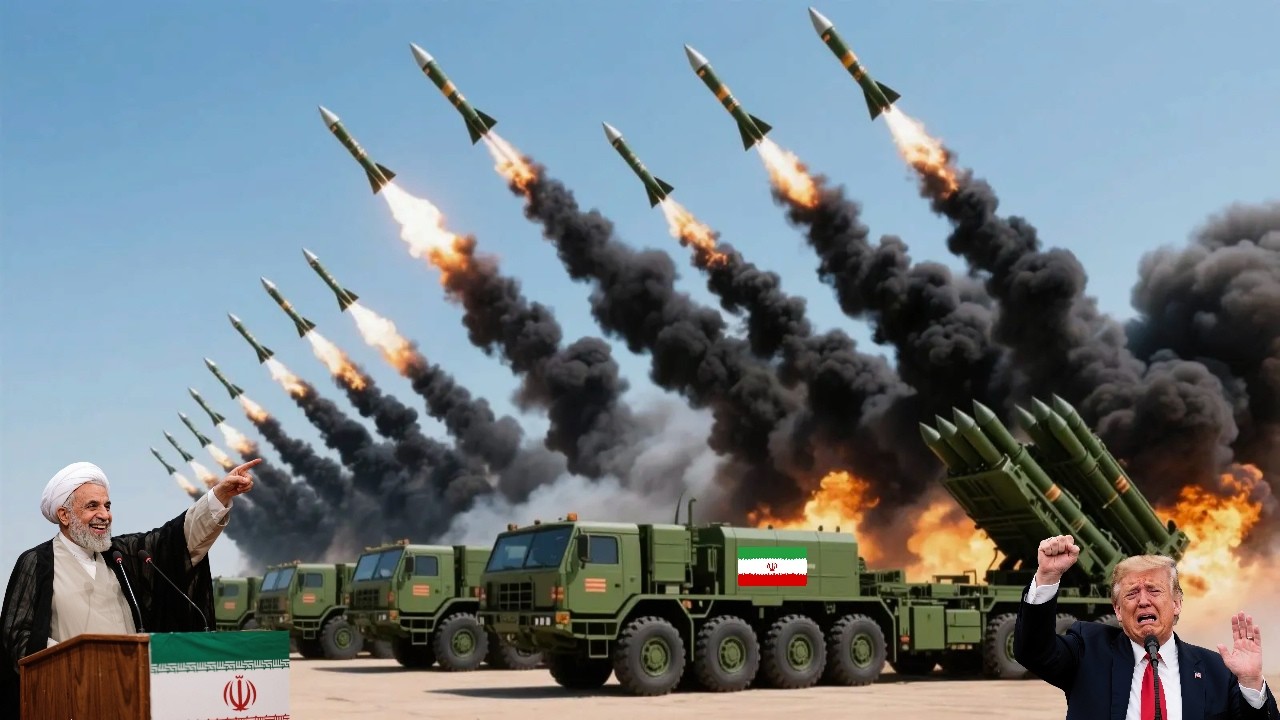1 second ago! Iran Launches Thousands of Deadly Missiles at US ...
