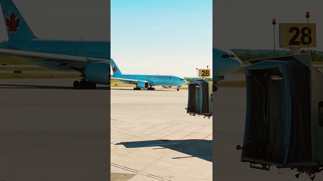 ️ AIR CANADA AIRPLANE IS GETTING READY FOR A FLIGHT – OTTAWA, CANADA 🇨🇦 ...