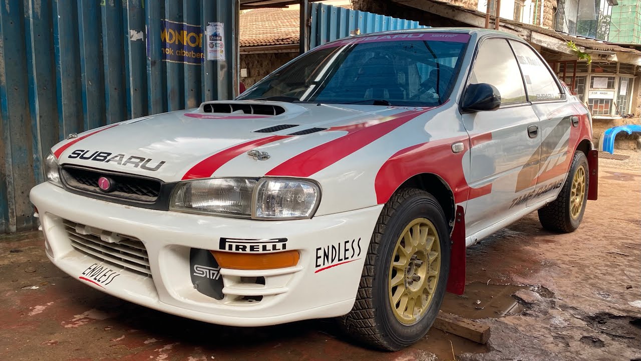 Subaru Impreza GC8 Rally Car - Testing Aggressive Anti-Lag - YouTube