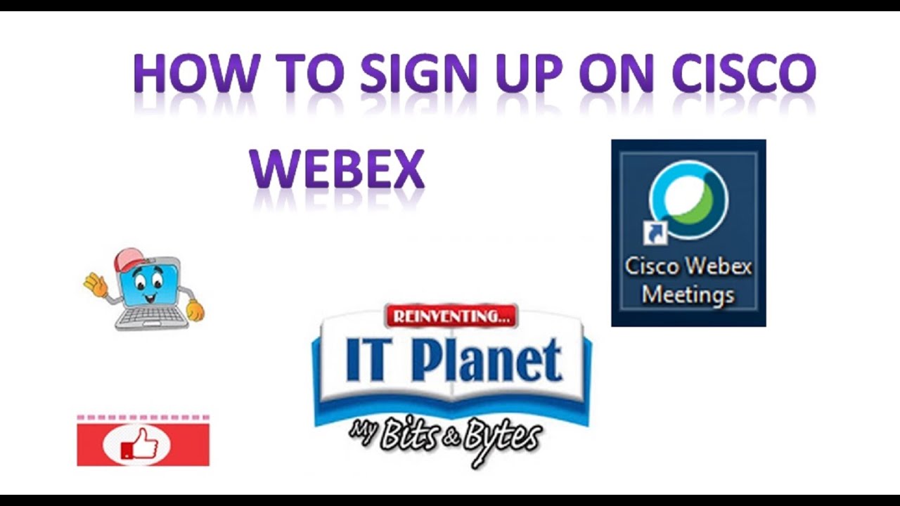 Cisco Webex sign up process - YouTube