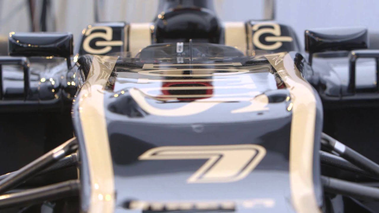 Lotus E21 launch - close-ups of the car - YouTube