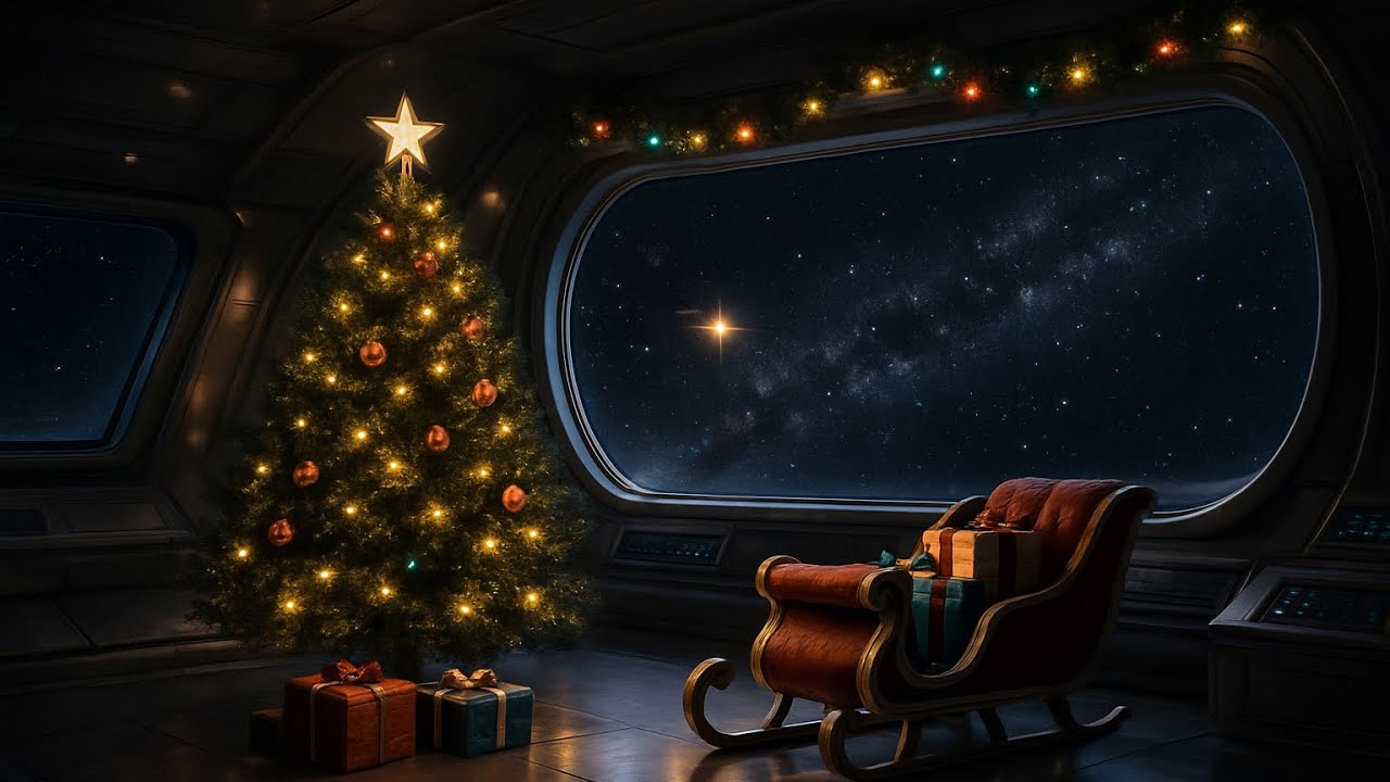 Christmas in Space: Cozy Starship Music for Work, Study & Relax - YouTube