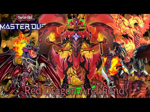 Yu-Gi-Oh Master Duel Red Dragon Archfiend Deck Profile - YouTube