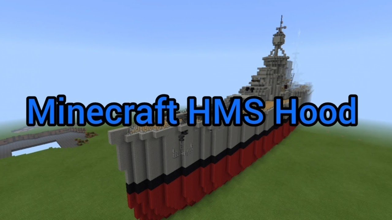 Minecraft HMS Hood - YouTube
