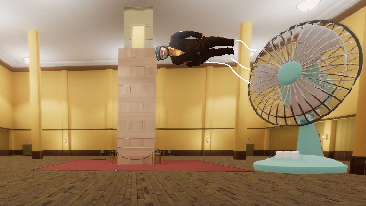 Jenga vs fan | Superliminal episode 7 - YouTube