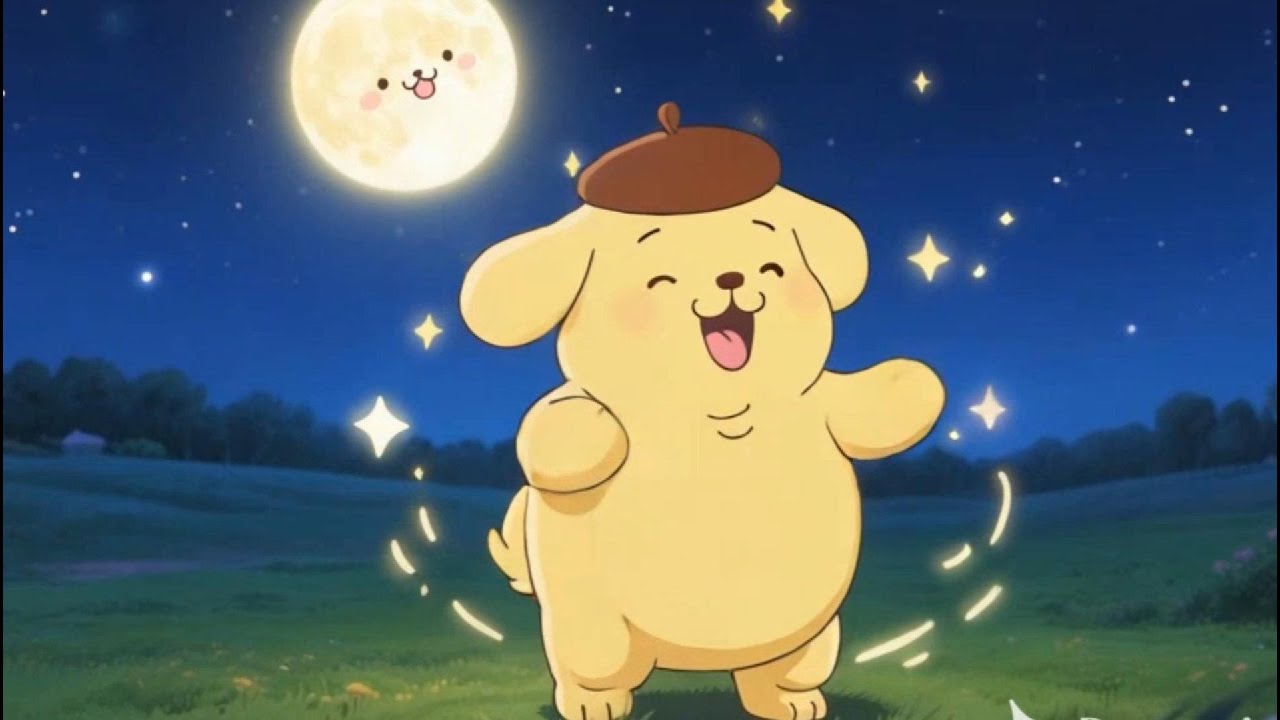 Pompompurin Sanrio 🐾 Cute Lullaby Twinkle Twinkle Little Star - YouTube