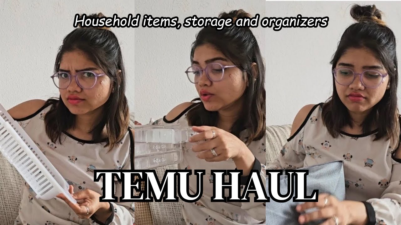 TEMU Haul | Storage, Organizers and Household items|Indian girl reviews ...