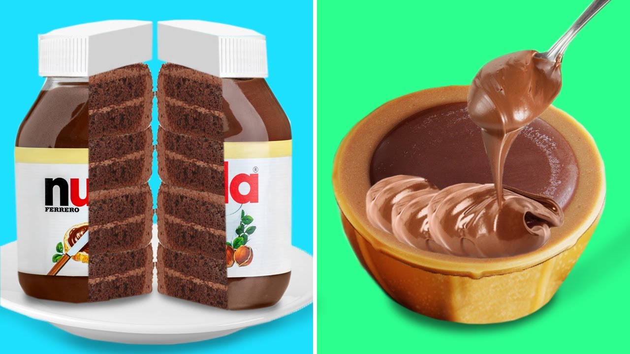 30 LECKERE SCHOKO- UND NUTELLA-HACKS - YouTube