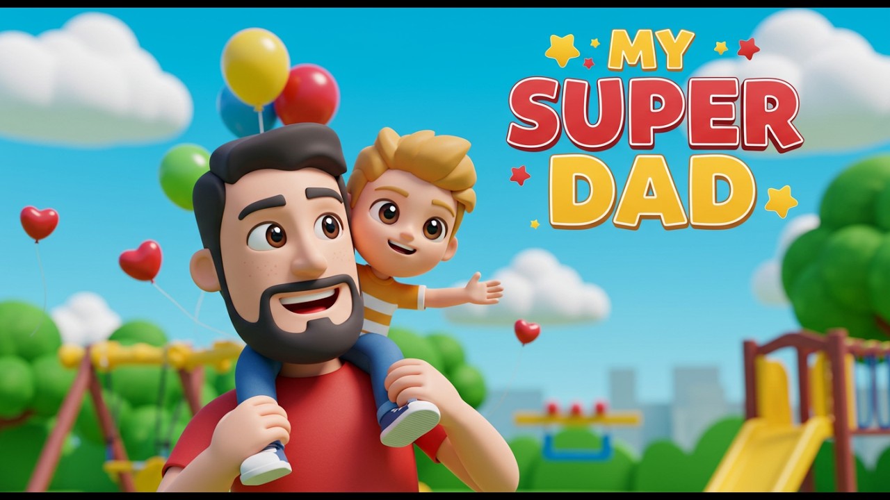 My Super Dad: The Ultimate Father's Day Song 🩷 Bedtime Stories for Kids ...