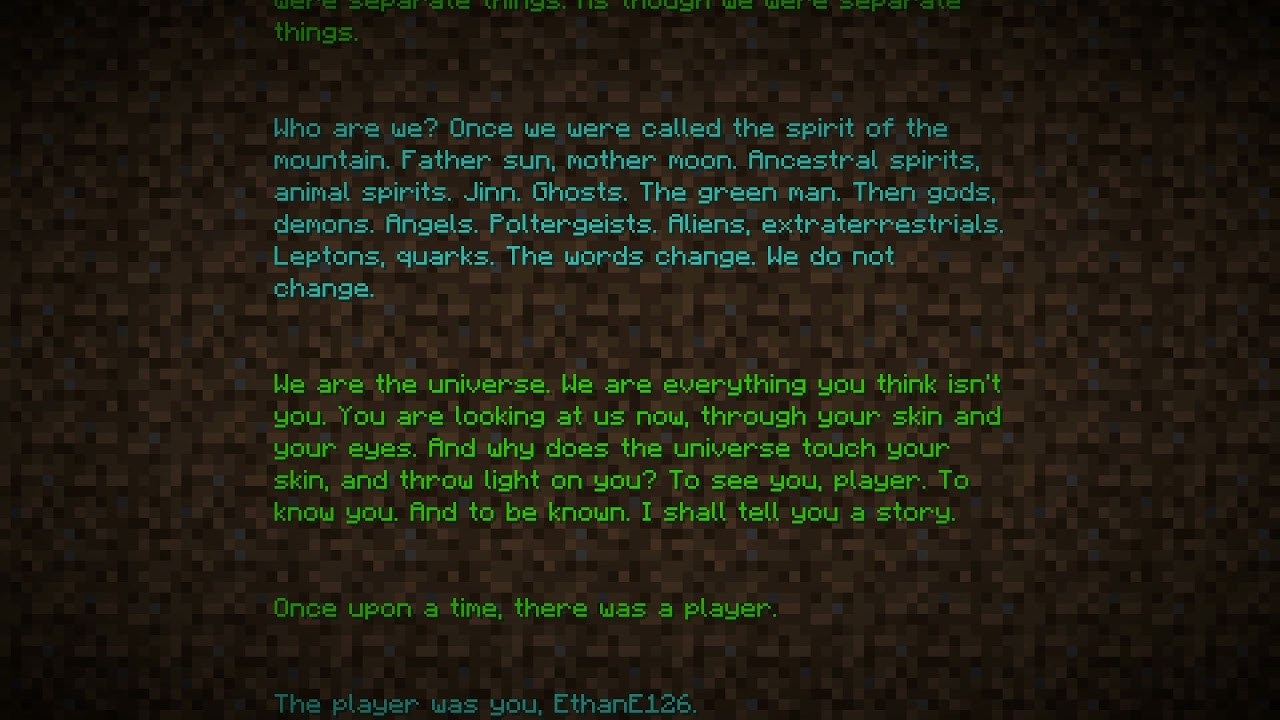 Minecraft End Poem (Voice Dub) - YouTube