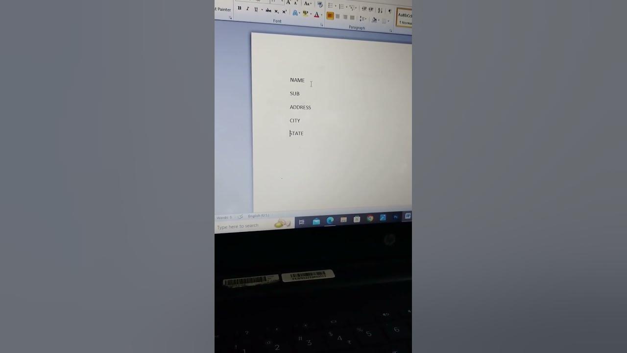 MS Word Tab Button use by Aryan Kumar #blackexcellence #excel #exc #computer #smartphone # ...