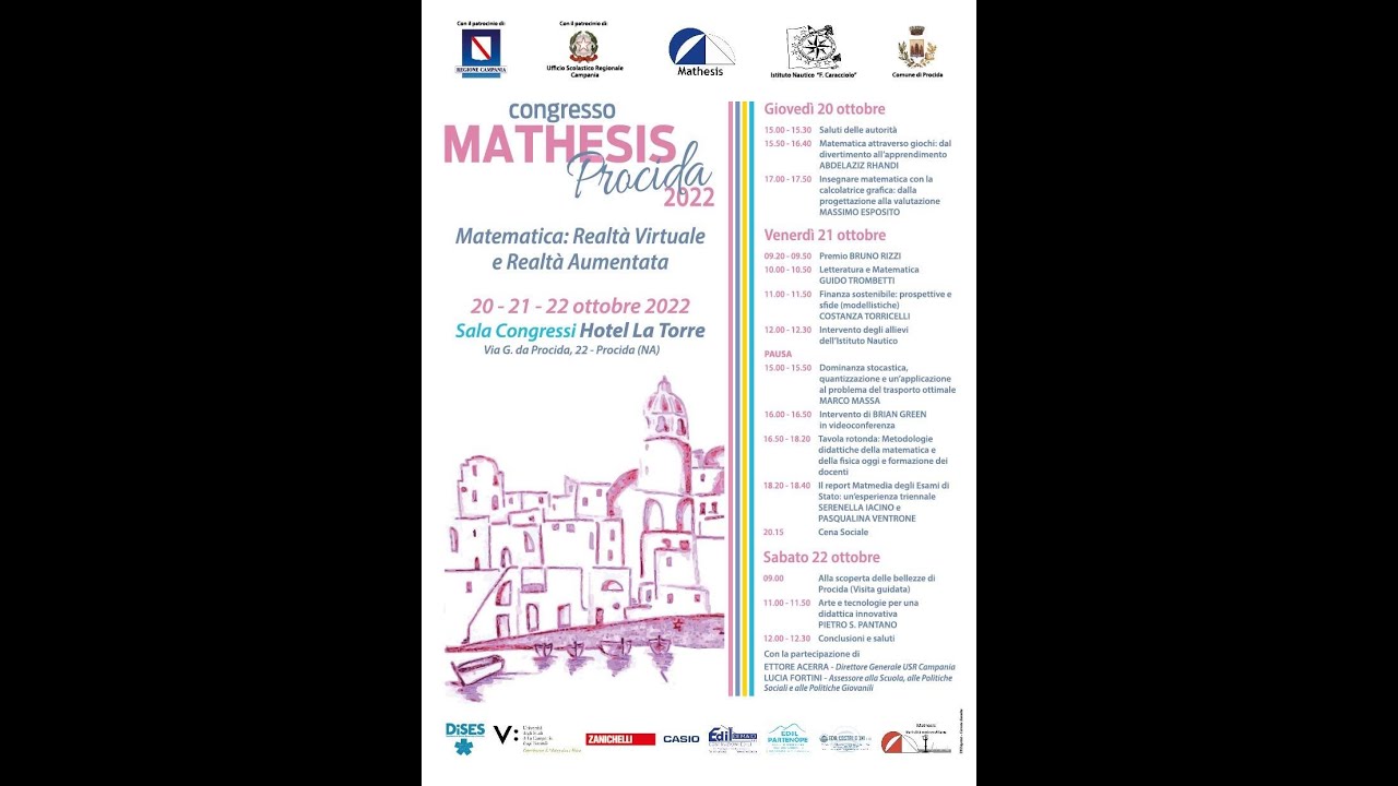 Giornata Inaugurale del Congresso Nazionale Mathesis 2022 (live) - YouTube