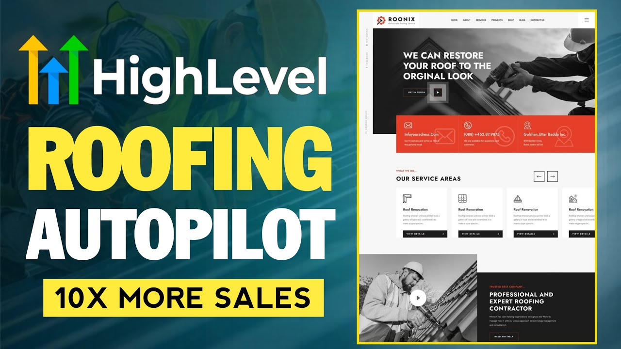 How To Automate Your Roofing Business with GoHighLevel | Step-by-Step ...